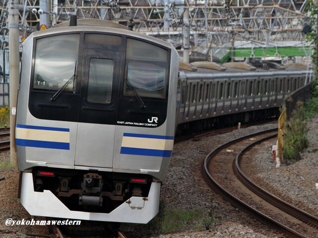 E217系Y-1編成廃車回送さる : 横浜西部急行の備忘録2(きまぐれ鉄道日記帳N)