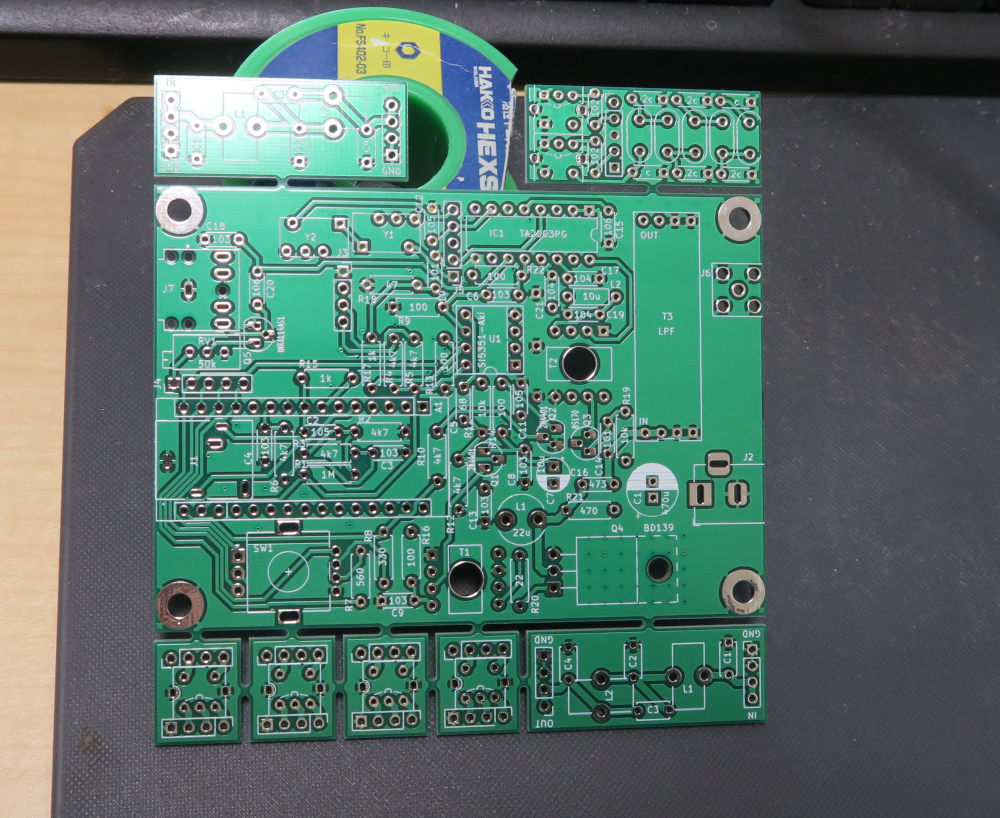 QP-7C FT8/CWトランシーバー 1 : 自作アマ無線研究所