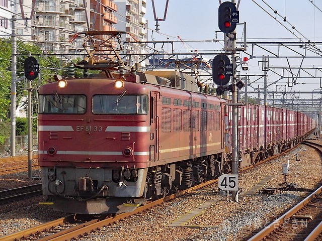 JR貨物 EF81形交直流電気機関車 白帯 : とり鉄ときどきN