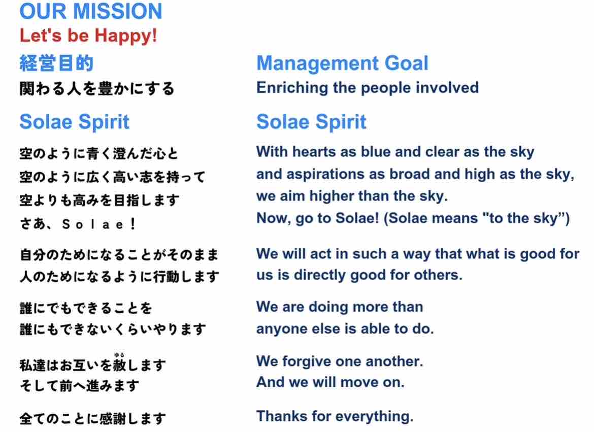 【株式会社Solae】あけましておめでとうございます : Kishimotoland
