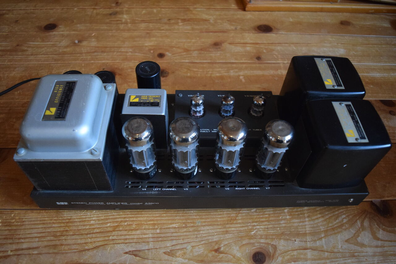 ラックスA3600にEL34を差し替える : kitaak54のblog