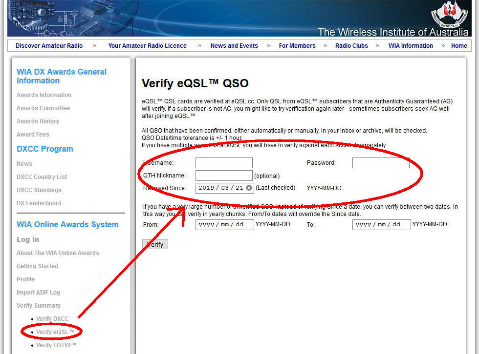 WIA Online Awards System : JM7GTK まい あわど