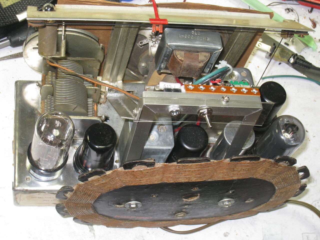 Bendix モデル0526 の外部入力増設 : 真空管ラジオ修理キッシー工房