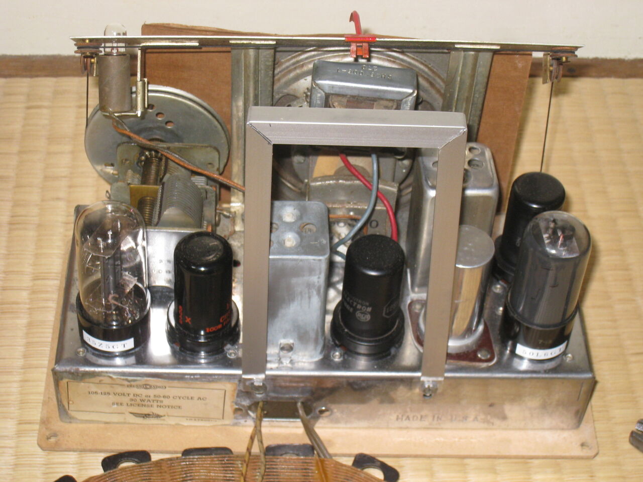 Bendix モデル0526 の外部入力増設 : 真空管ラジオ修理キッシー工房