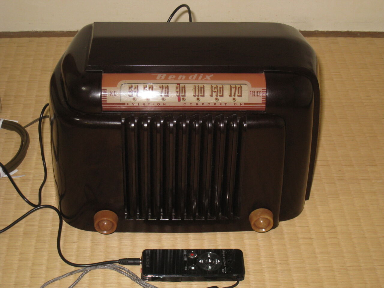 Bendix モデル0526 の外部入力増設 : 真空管ラジオ修理キッシー工房