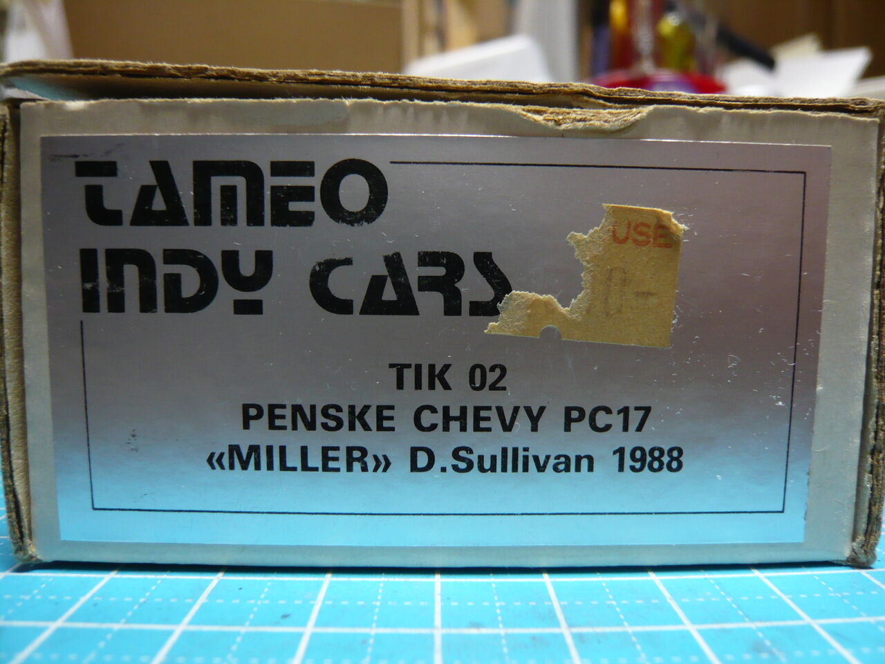 1/43 PENSKE CHEVY PC17 MILLER 1988 TAMEO TIK02 : 五十肩モデラーの気まぐれ製作記（スケールモデル編）