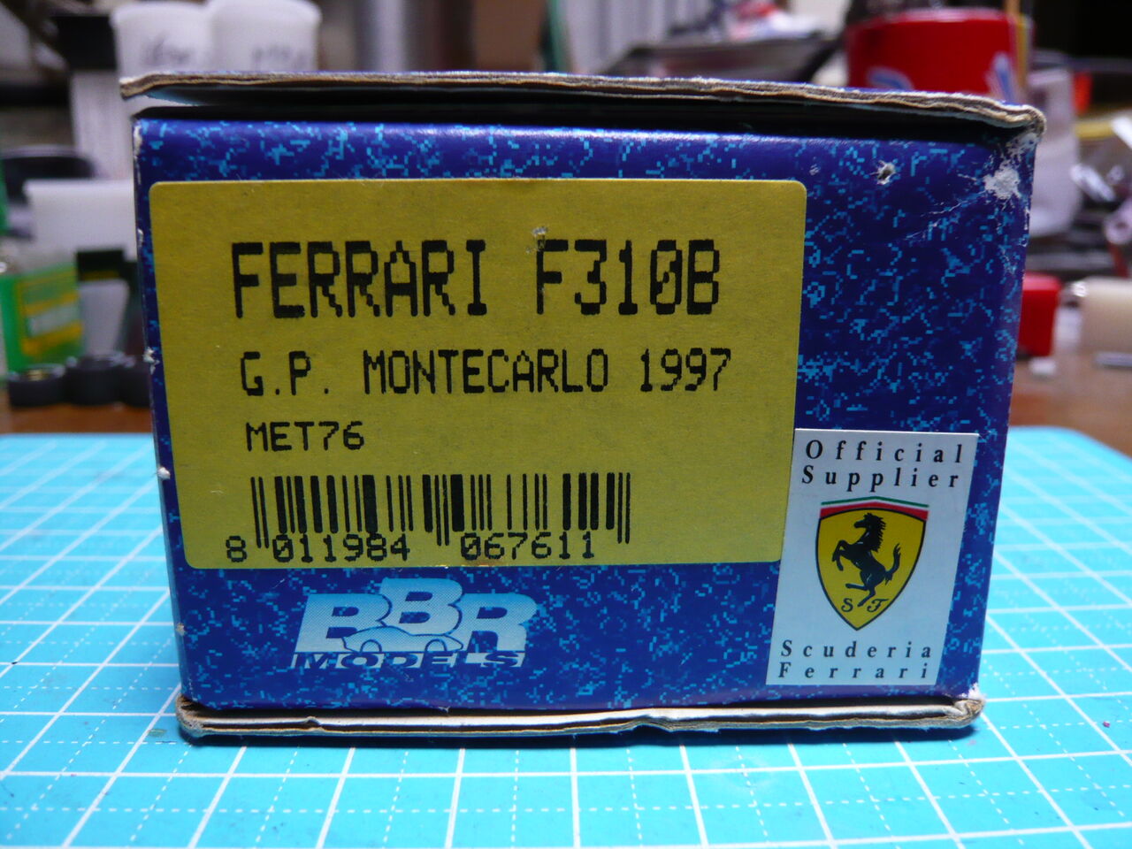 1/43 Ferrari F310B MONACO GP 1997 BBR MET76 : 五十肩モデラーの気まぐれ製作記（スケールモデル編）