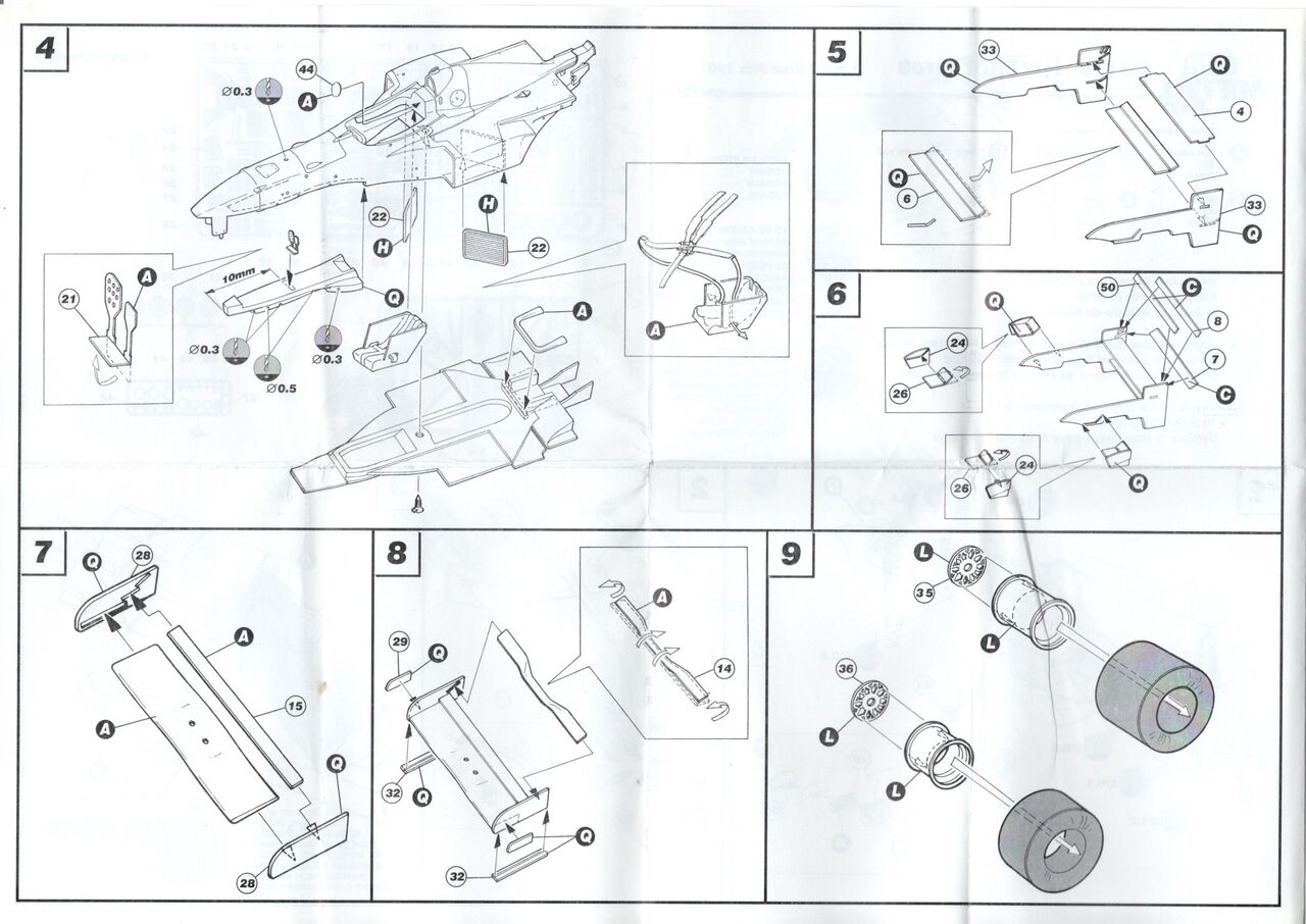 BBR Ferrari F310B その1 : 五十肩モデラーの気まぐれ製作記（スケールモデル編）