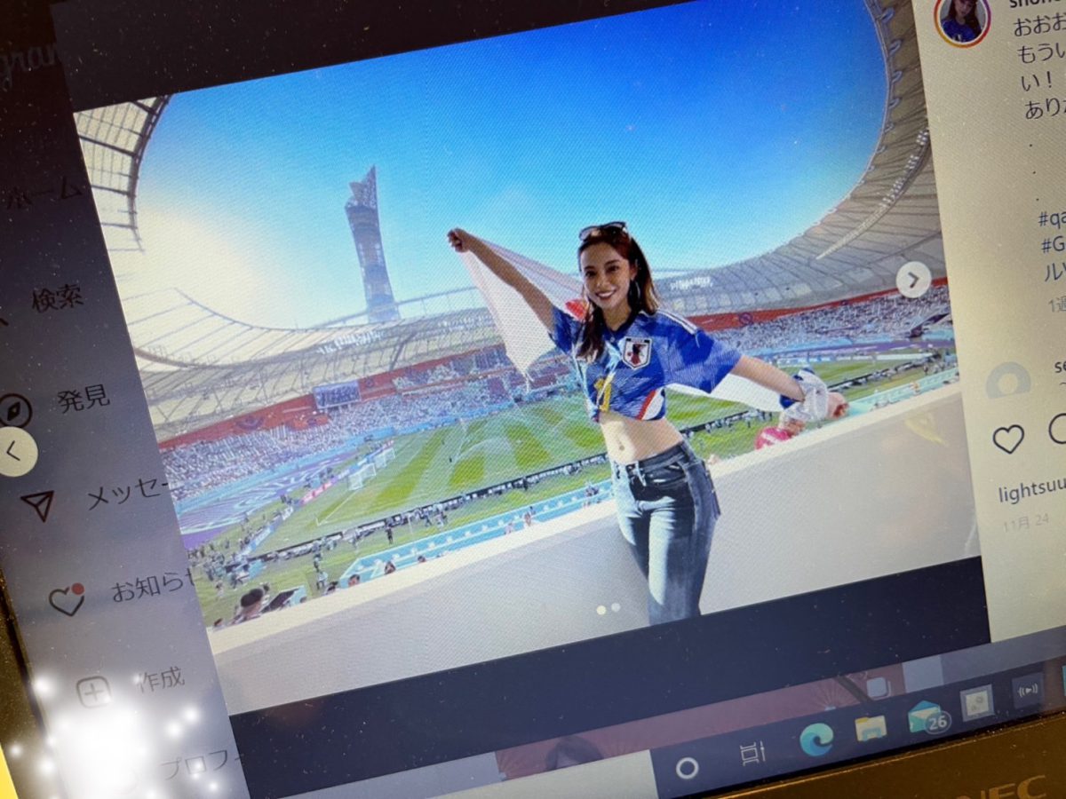 🎤美しすぎるサポーター「SHONO」クロアチアのモドリッチ選手とツーショット、人生変わりすぎと話題に : エンターテイメントまとめサイト