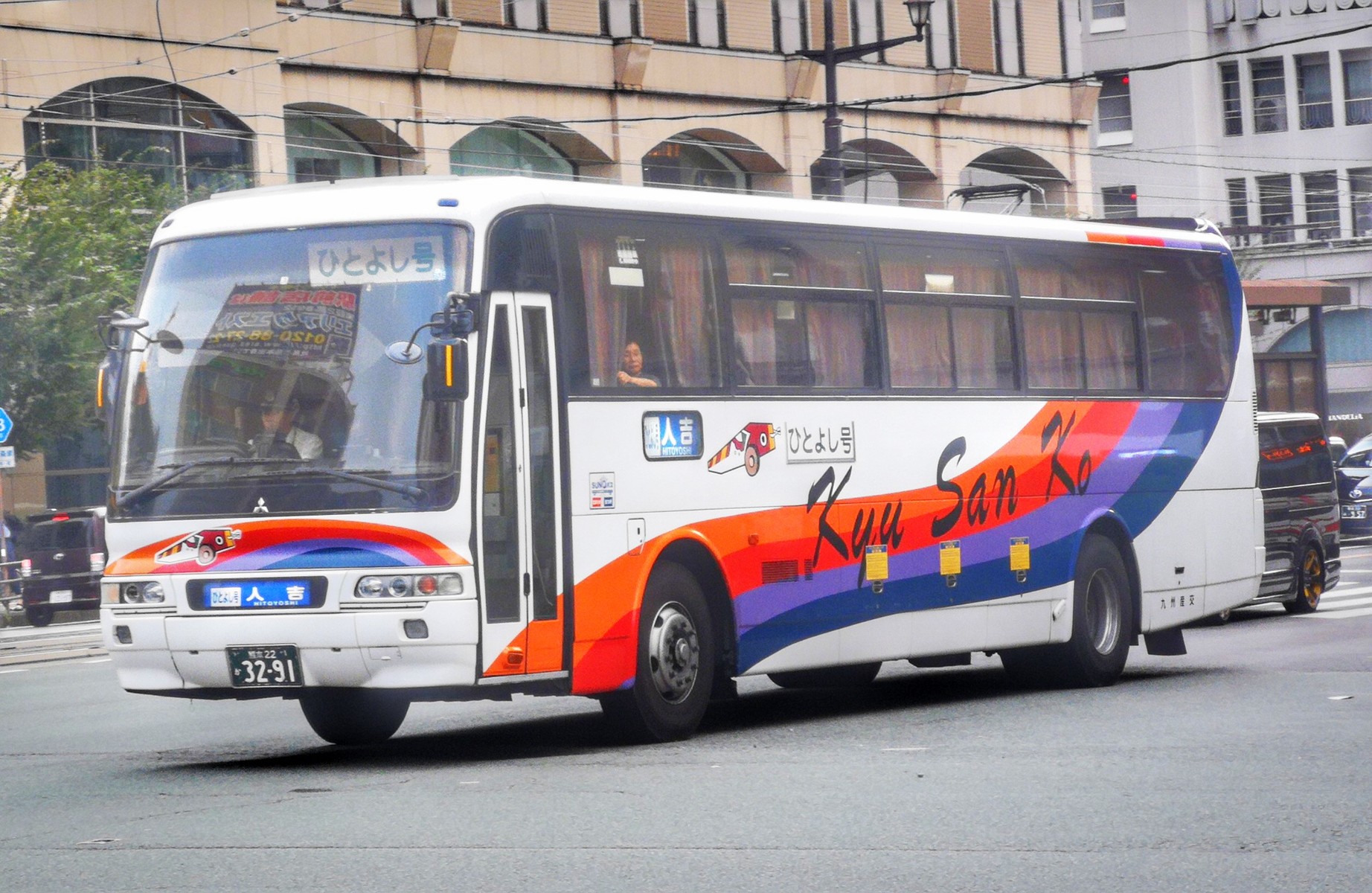 産交バス 熊本22か3291 : 🚌BUS画像館熊本🚏県内のバス及び私鉄でクレジットカード等のタッチ決済を2025年3月上旬より開始。全国共通 ...