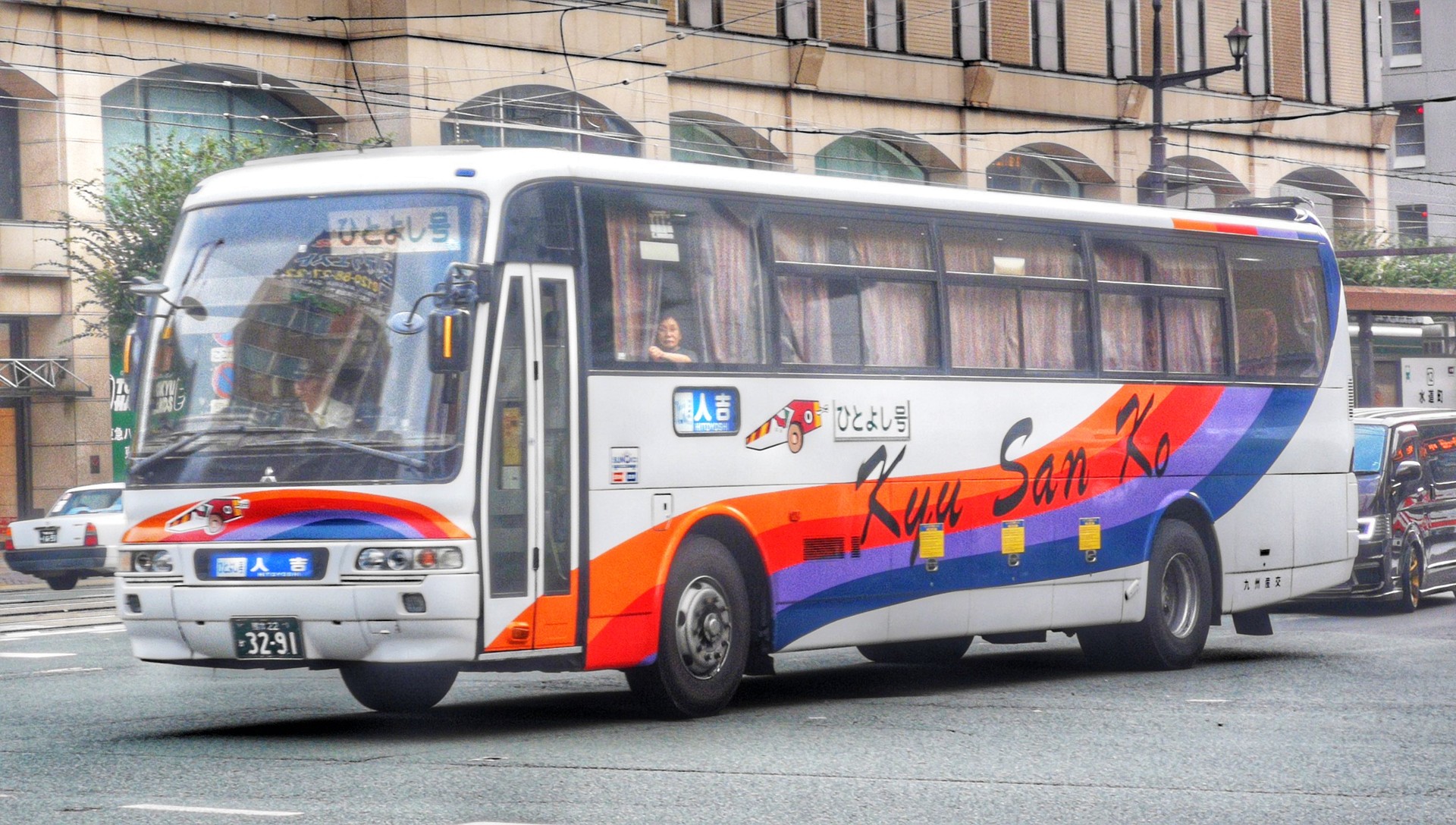産交バス 熊本22か3291 : 🚌BUS画像館熊本🚏県内のバス及び私鉄でクレジットカード等のタッチ決済を2025年3月上旬より開始。全国共通 ...