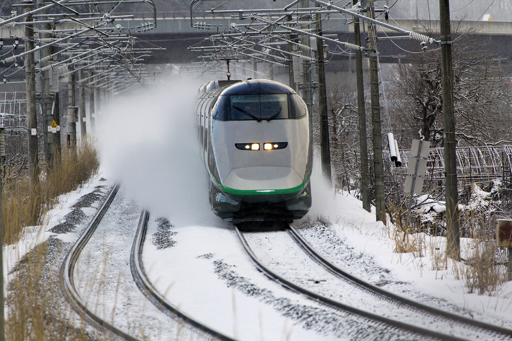 雪煙（E3系1000番台・L51編成） : 山形新幹線・つばさ号を撮ってます 2