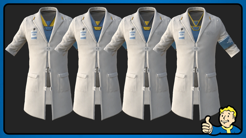 【Starfield MOD】VaultTec風の白衣 Fallout Vault-Tec Lab Coats : maboのMOD日記