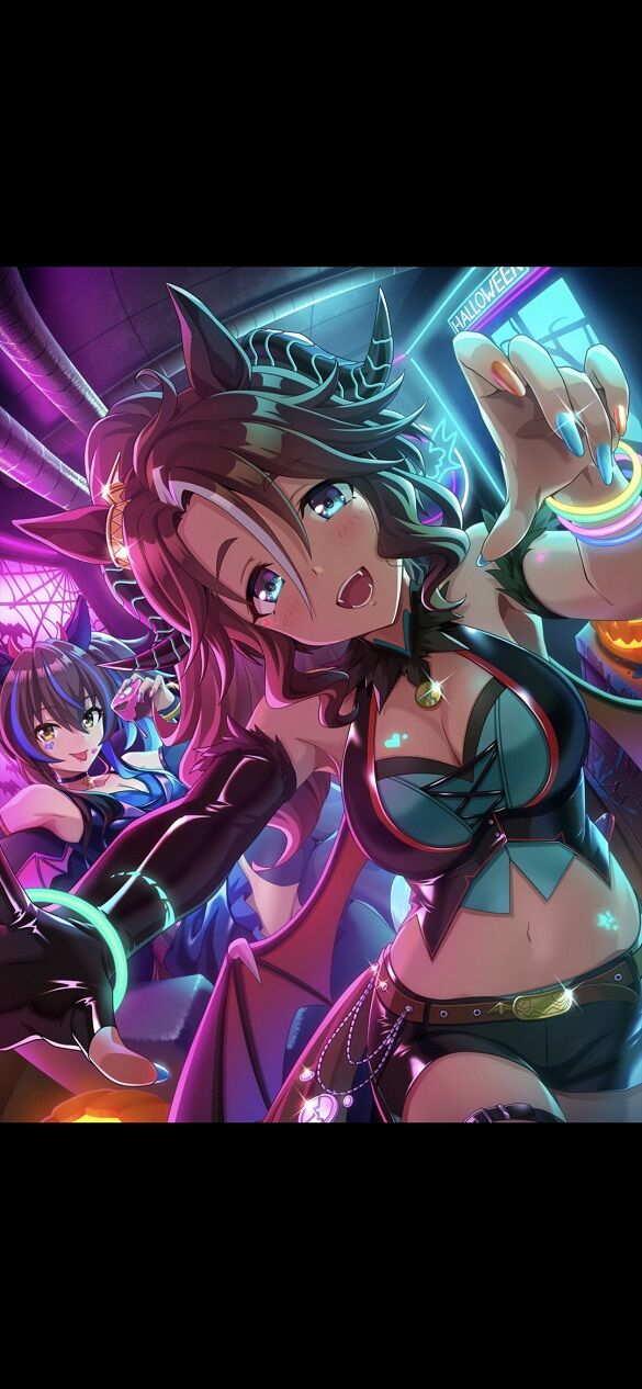 ウマ娘 新サポートピックアップ！SSRハロウィン衣装メジロパーマー＆ダイタクヘリオスの性能と感想！天使と悪魔のコスプレがキュート＆セクシー！ : 寝狐のウマ娘大好きブログ！