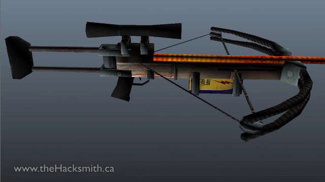 凶悪すぎる！赤熱した鉄筋を弾として射出するクロスボウを作ってみた