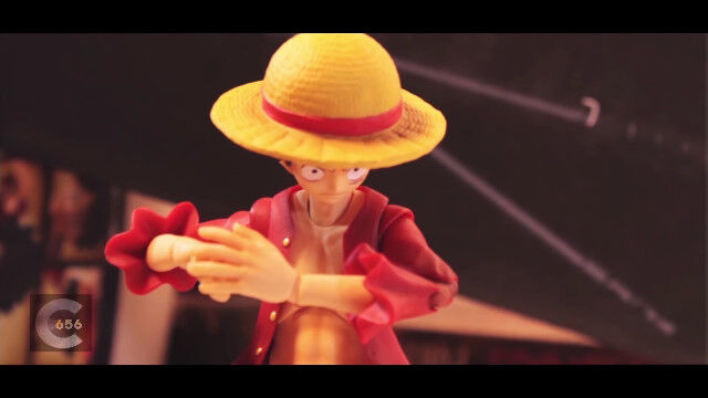 ルフィとミホークが激しく戦うコマ撮りショートムービー One Piece Stop motion