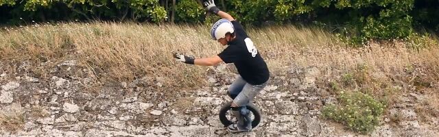 サドルもないし漕げない一輪車、BC Wheelで頑張るニコラス・ポティエのトリック映像