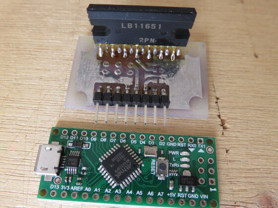 鉄道模型 DCC コントローラー & デコーダ 実験環境 その3 : 趣味の製作メモ帳