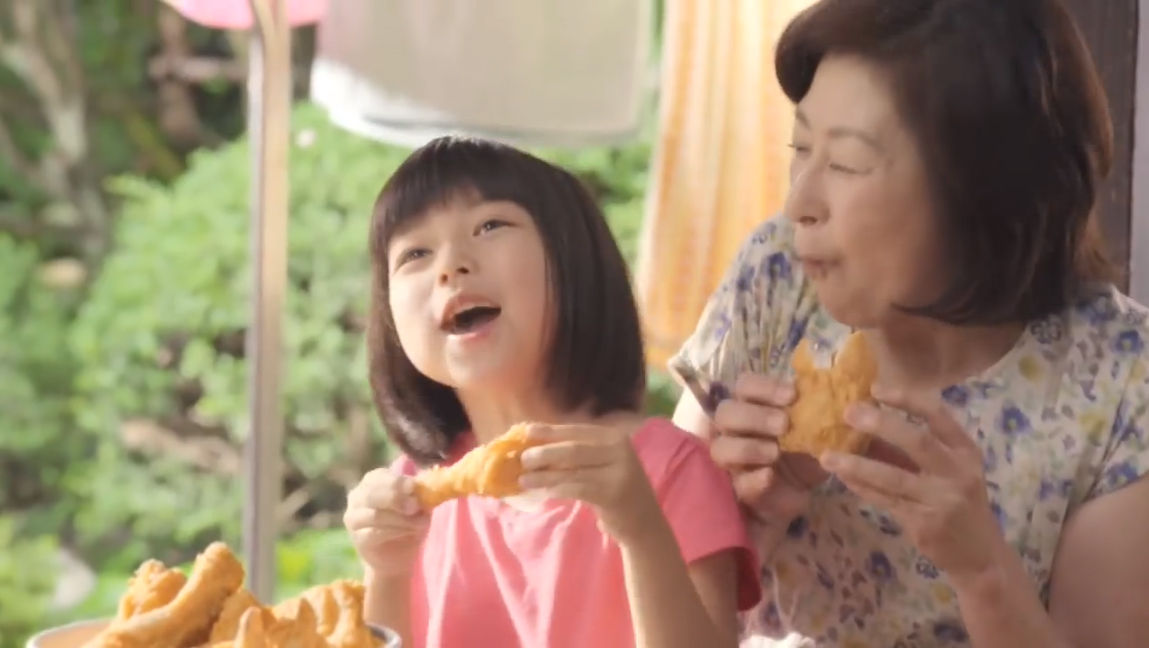 ケンタッキーフライドチキン CM「お盆」篇 壹岐尾玲音くん 竹内天音ちゃん 片桐隼哉くん 加藤友莉英ちゃん 動画あり KFC 8月9日 ...