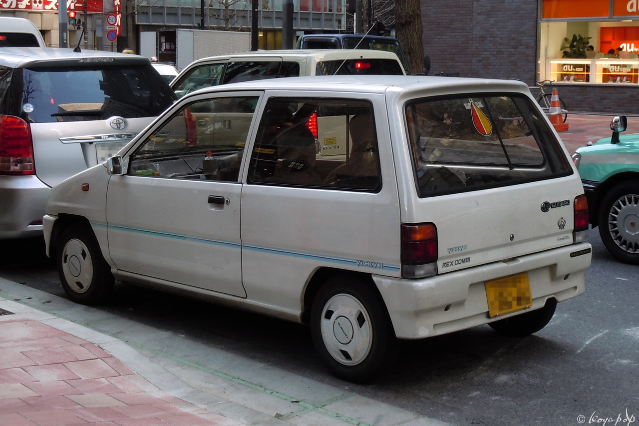 Subaru Rex 1986- 1986年に登場した3代目のスバル レックス : ☆ BEAUTIFUL CARS OF THE ’60s +1