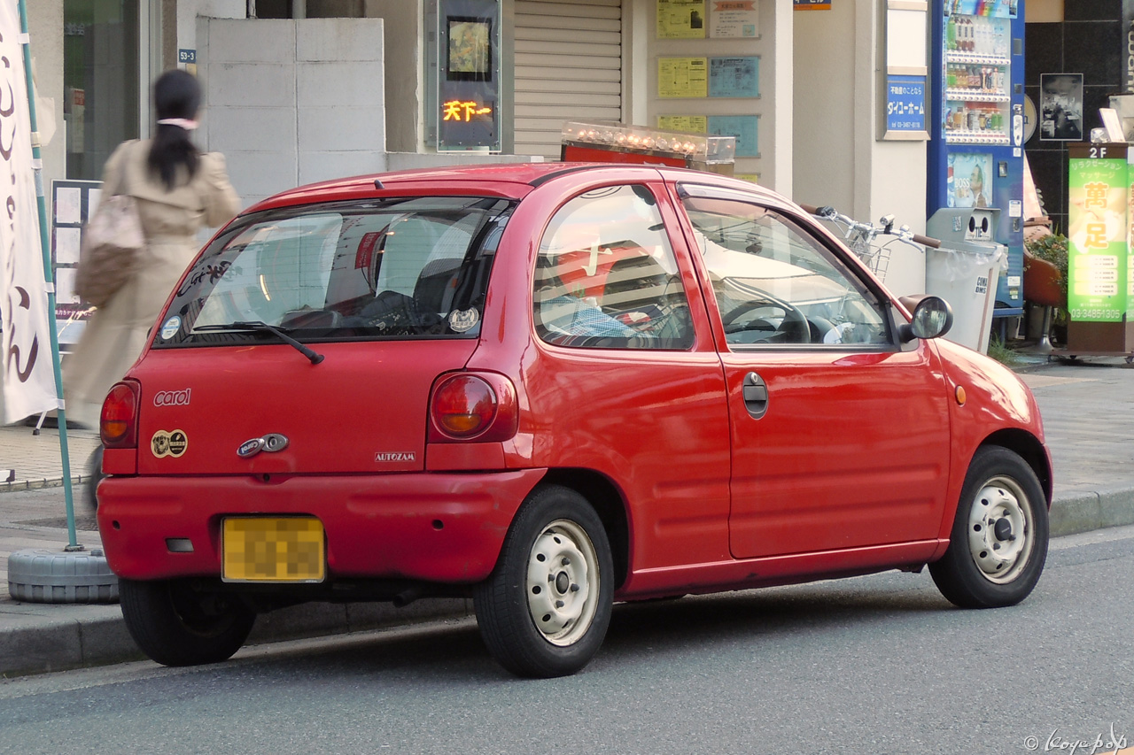 Autozam Carol 1989- ヒットモデルとなった丸い丸いオートザム キャロル : ☆ BEAUTIFUL CARS OF THE ...