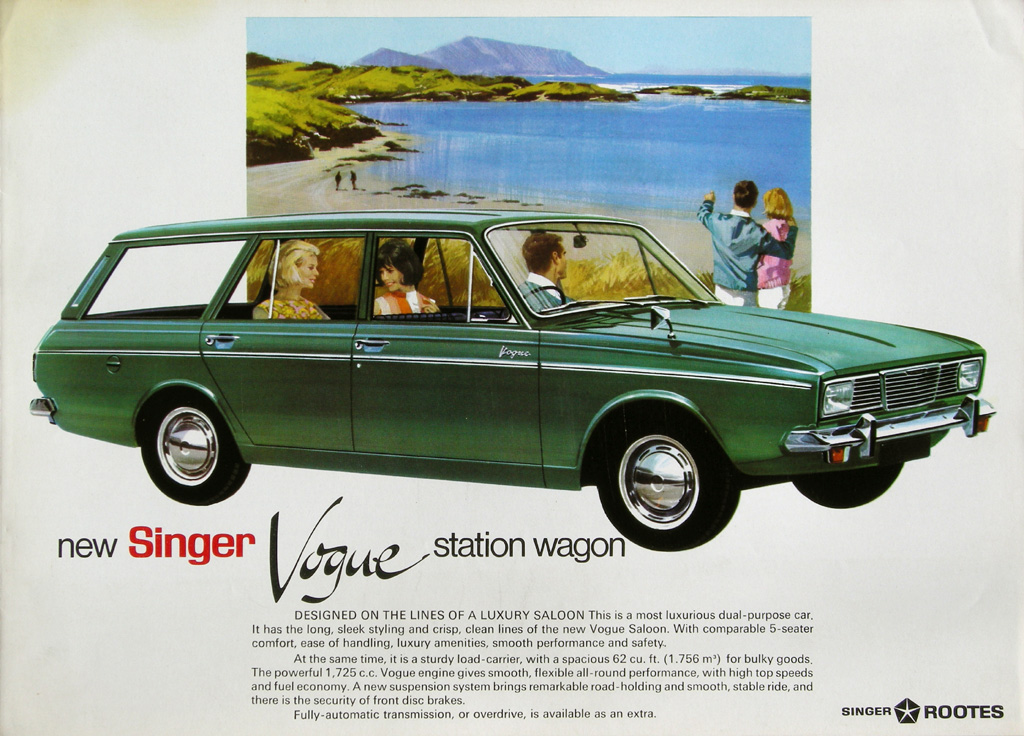 SINGER : ☆ BEAUTIFUL CARS OF THE ’60s +1