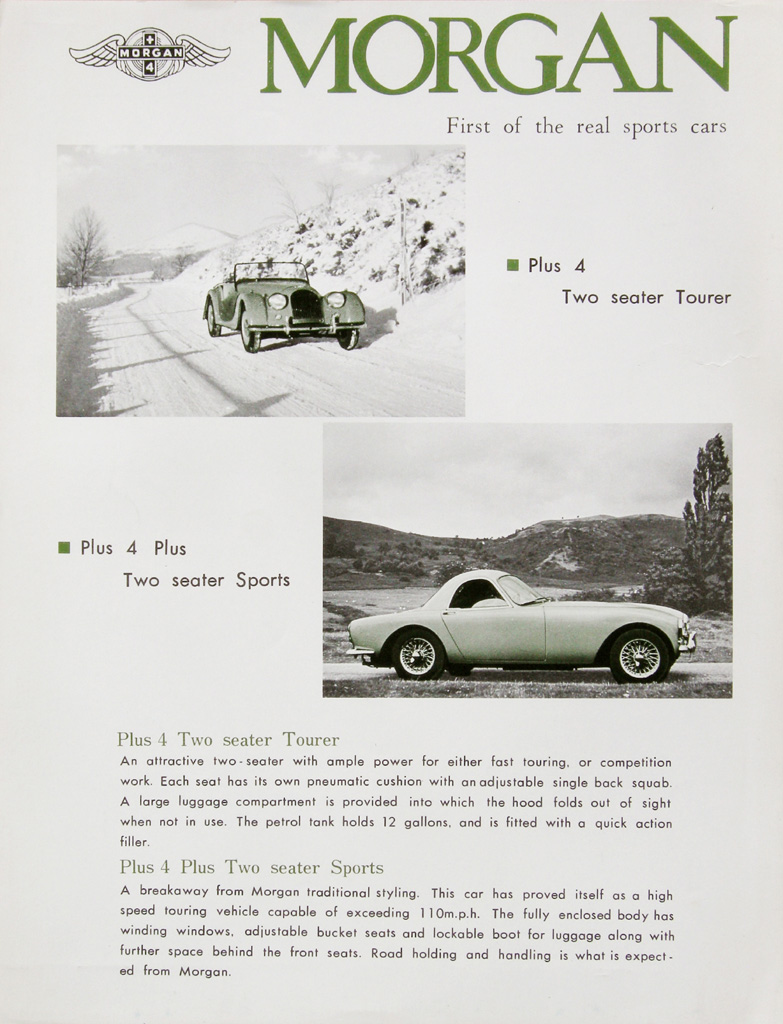 MORGAN : ☆ BEAUTIFUL CARS OF THE ’60s +1