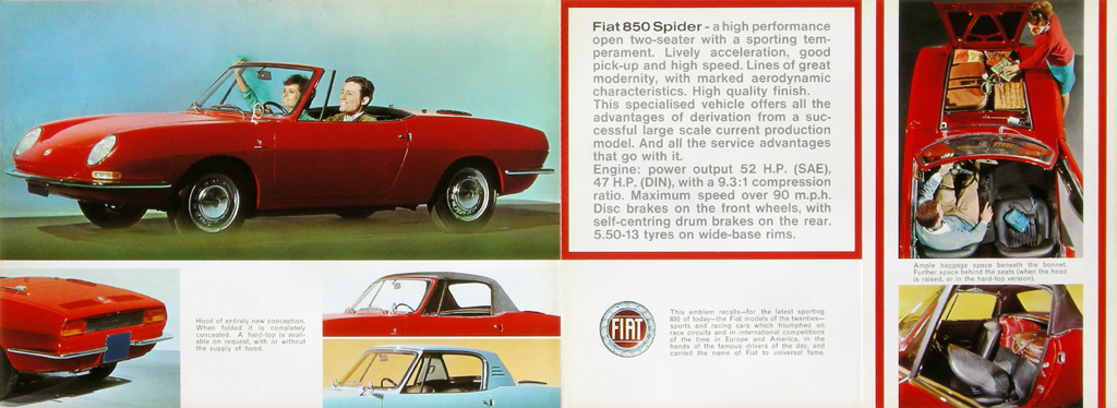 FIAT 850 : ☆ BEAUTIFUL CARS OF THE ’60s +1