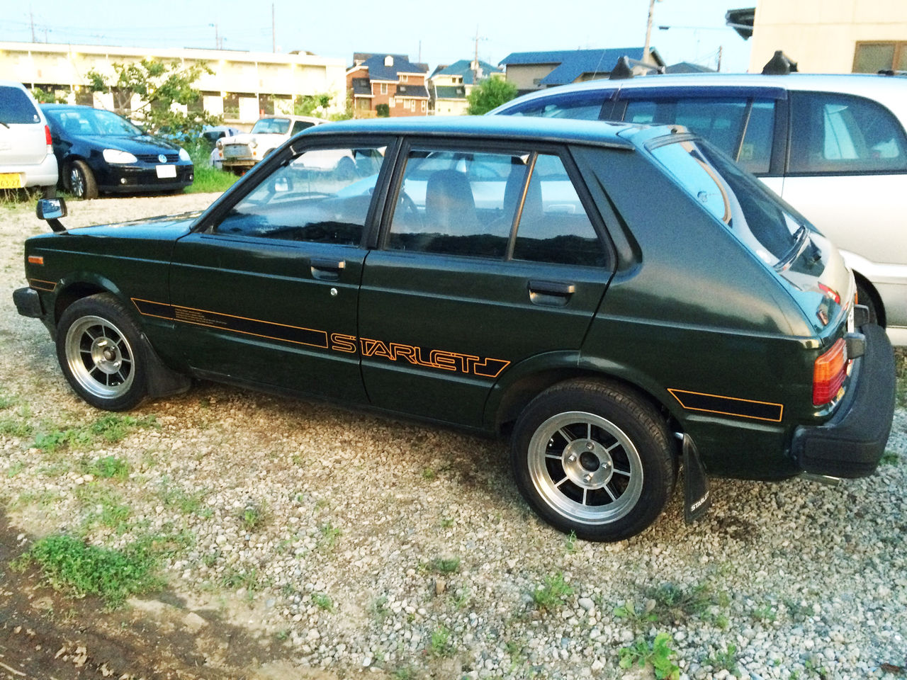 トシのKP61スターレット （旧車＆スターレットKP61仲間募集） : アルミホイールがついた