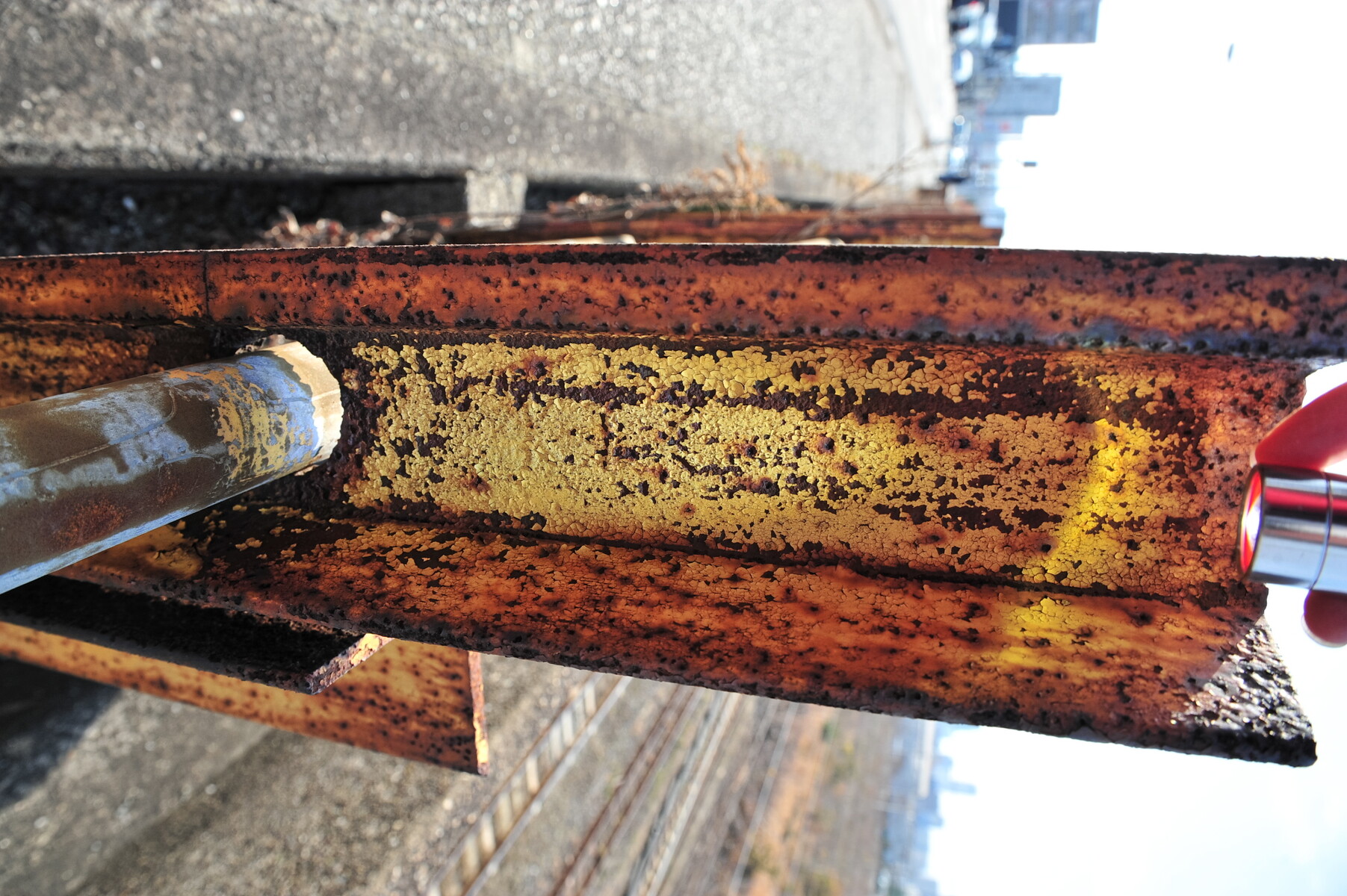 旧東小倉駅付近の古レール : 九州の古レール見て歩き