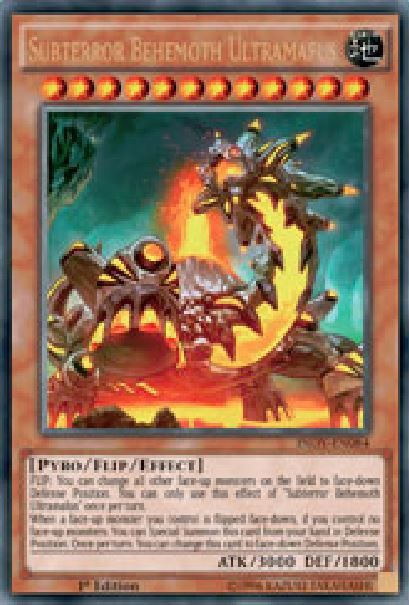 遊戯とヴァンガード : 遊戯王最新情報 海外新規「Subterror」カード「Subterror Behemoth Ultramafus ...