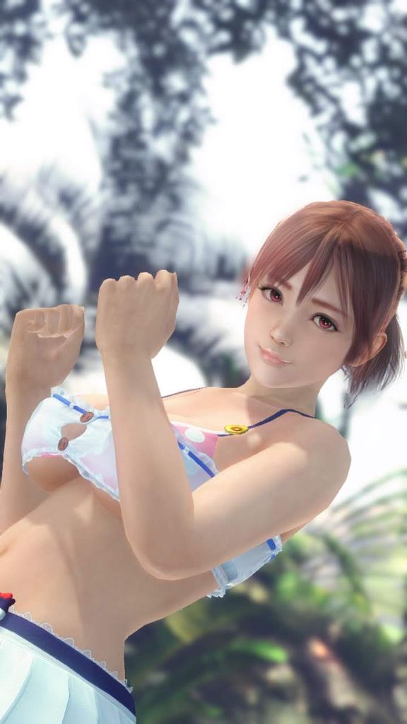 爆乳がはだけた ほのか 着くずれ デルフィニウム 【DOAXVV】SSR : DOAX VV エロバレー ひたすら撮影画像