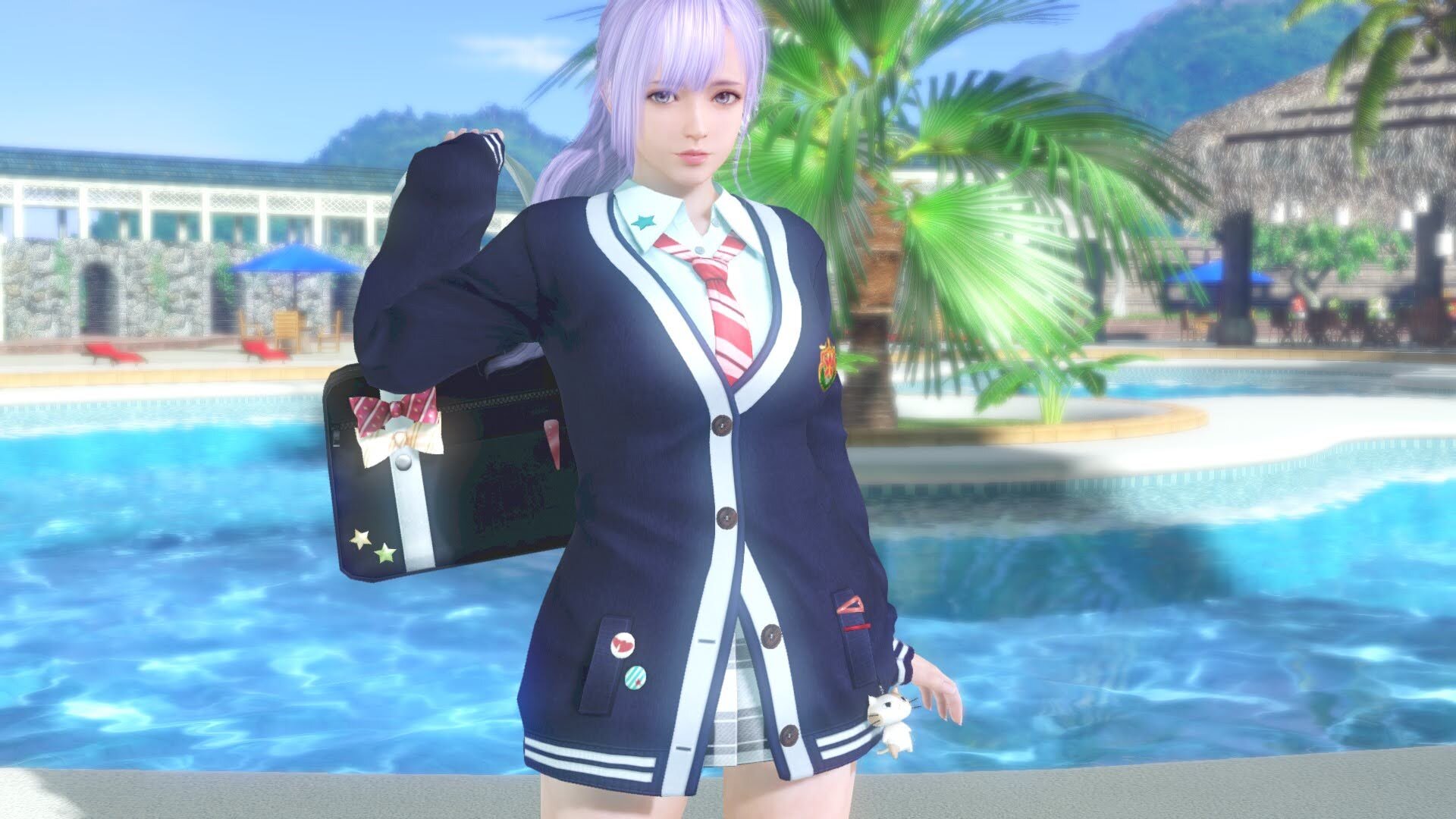 かわいいフィオナ 秋麗のスクールウェア バッグどうしたの バッグまだかな : DOAX VV エロバレー ひたすら撮影画像