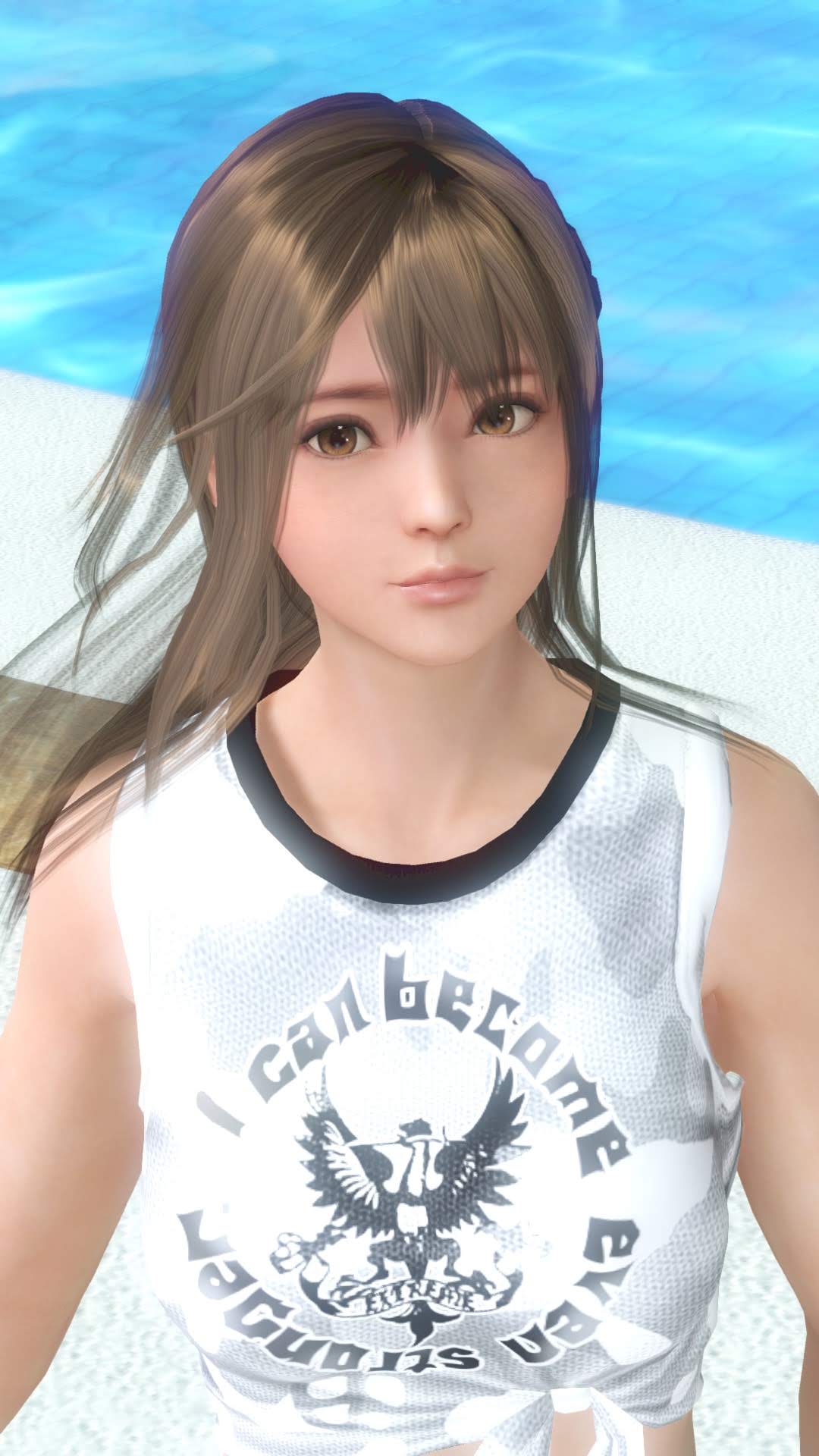 【DOAXVV】ソソるシャツ水着「メロン」を着た[みさき]実況 : DOAX VV エロバレー ひたすら撮影画像