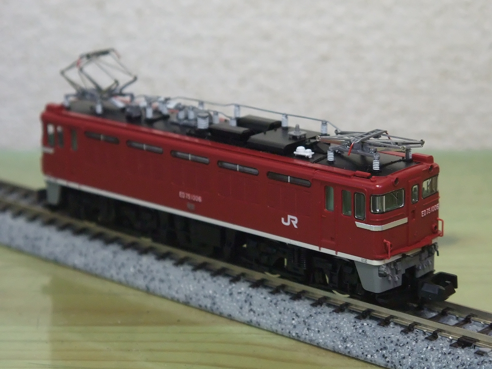 always ─永遠を駆け抜ける一瞬の僕ら─:ED75形（1028号機と新更新色）の模型