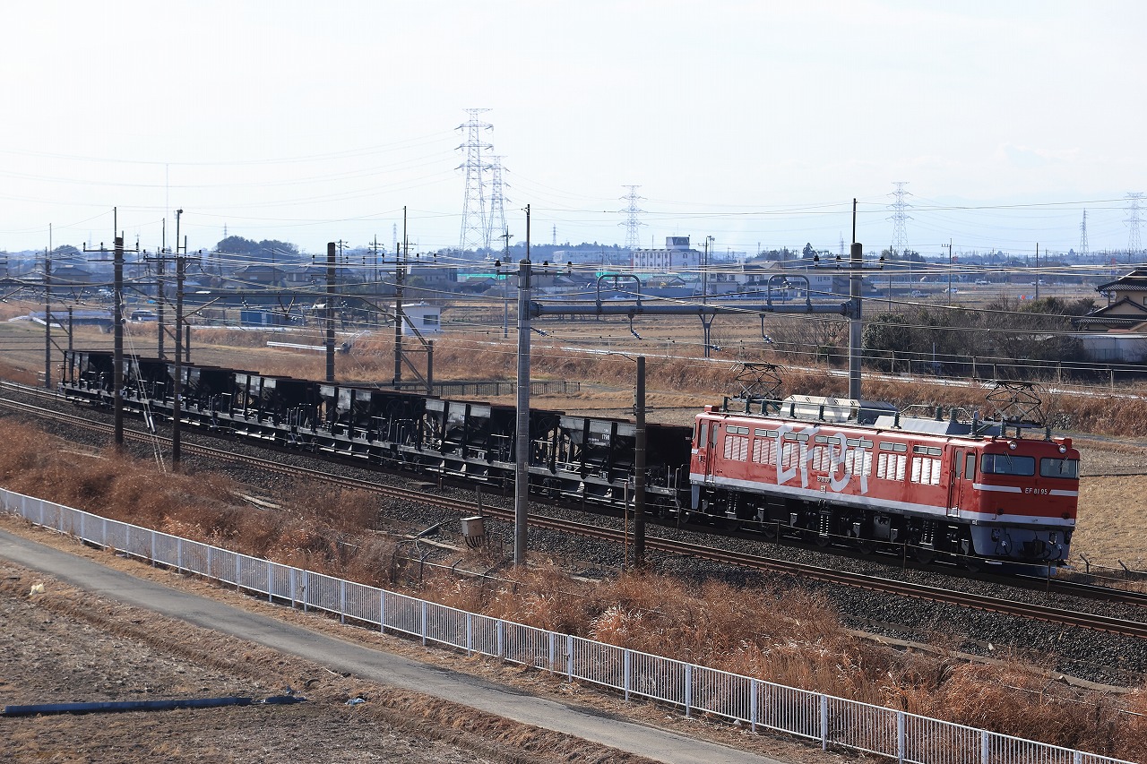 てんきん定期便（鉄撮記） : EF81 95 ホキ800形廃車配給②（6．1．19）