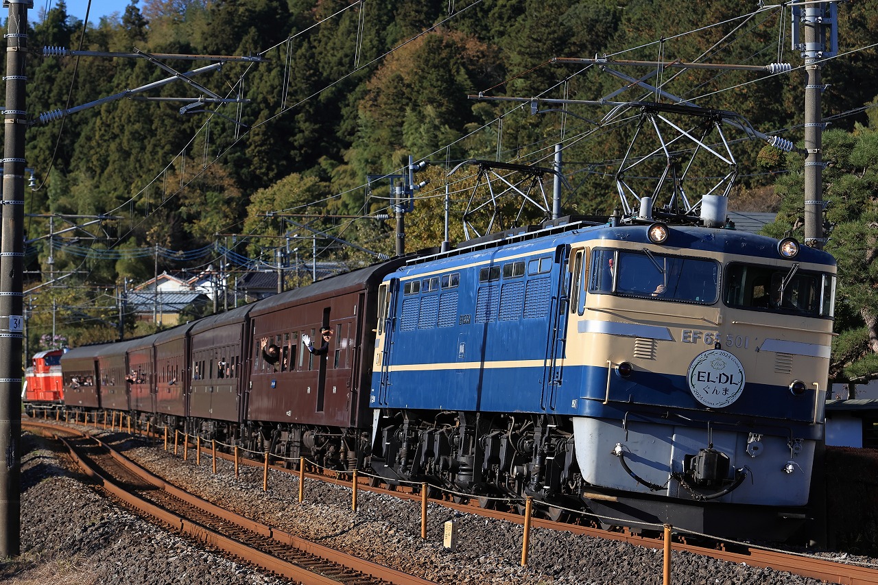 てんきん定期便（鉄撮記） : DD51 842/EF65 501 DL／ELぐんま1fin（6．11．24））