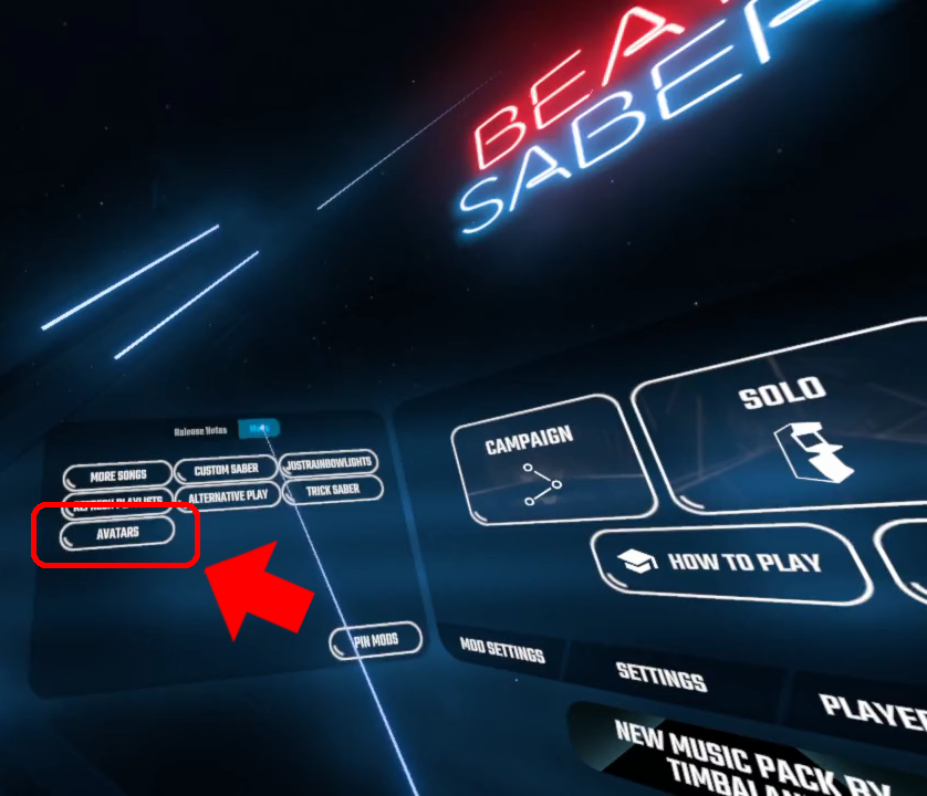 BeatSaber v1.9.0 への CustomAvatars の適用方法 : タイラントPのブログ
