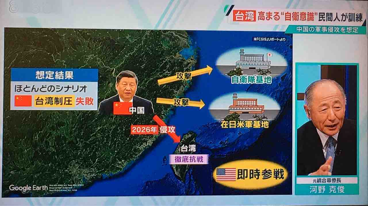 世界に目を向けグローバル GPS 京都を中心にグローカル 366 APS:中国 台湾周辺で軍事演習開始 台湾 戦闘機など のべ71機確認