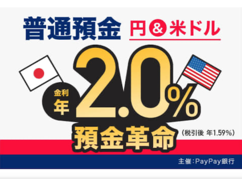 世界に目を向けグローバル GPS 京都を中心にグローカル 366 APS:重要 PayPay銀行、円と米ドルの普通預金で金利2%「預金革命」