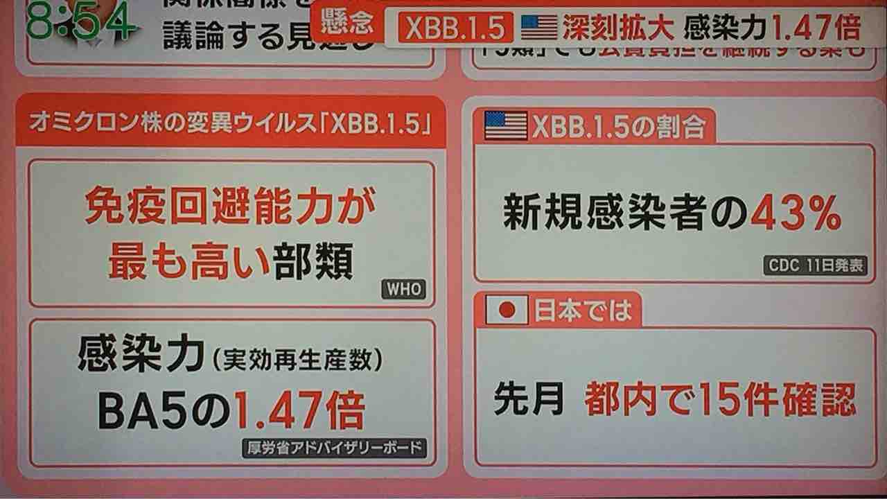 世界に目を向けグローバル GPS 京都を中心にグローカル 366 APS:オミクロン株 XBB.1.5 日本では？ 感染力 ワクチン 免疫 性質は？