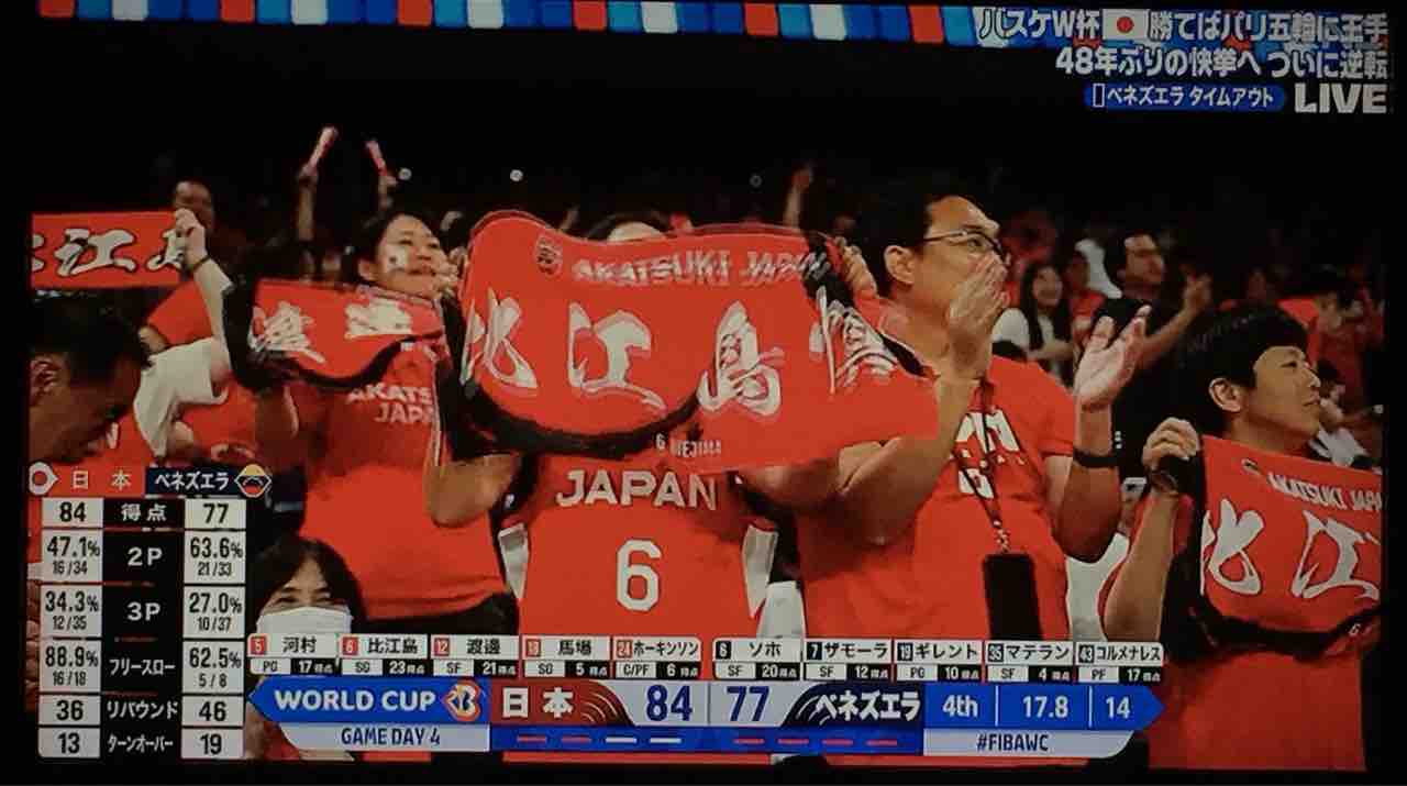 世界に目を向けグローバル GPS 京都を中心にグローカル 366 APS:【バスケW杯】ベネズエラ戦視聴率14・2％ オーストラリア戦を上回る最高値