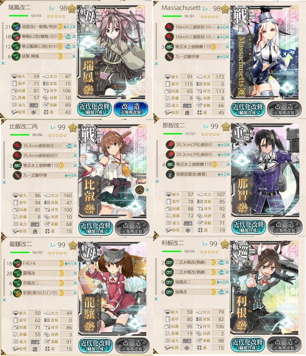 【艦これ】23夏 E4-3甲 戦力ゲージ2 削り : 臼猫のお腹ねこパンチ