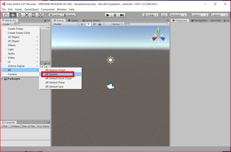 【AR、Unity】Unity AR Foundation の設定方法 Part.1 : Lab 7 in Singapore