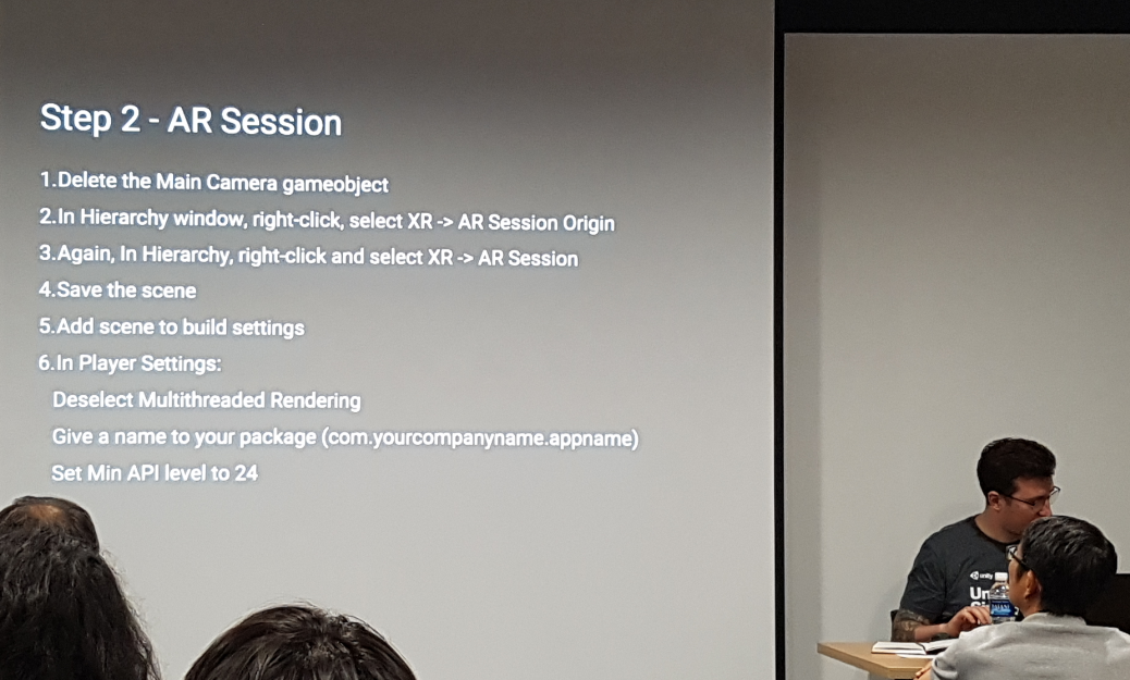 【AR、Unity】Unity AR Foundation の設定方法 Part.1 : Lab 7 in Singapore