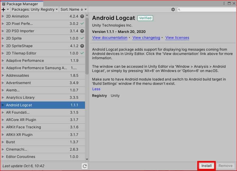 【Unity】スマホで実行時にハングしてしまう解決例（Android Logcatの使用法） : Lab 7 in Singapore