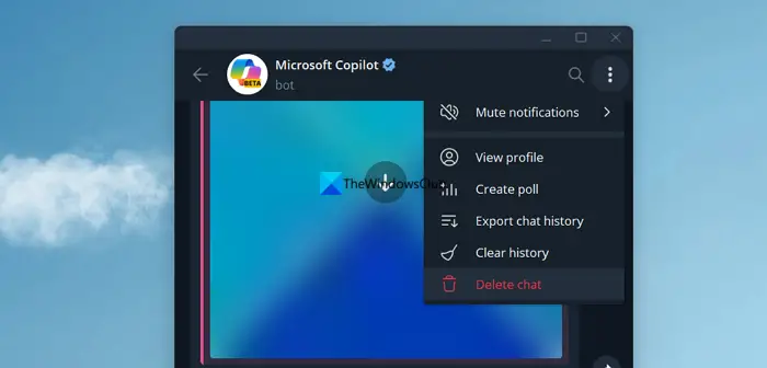 Cách sử dụng Microsoft Copilot trong Telegram : lasenorahenのblog