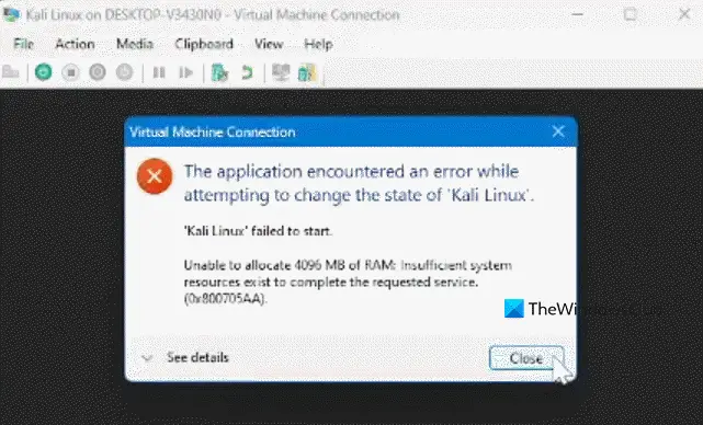 Windows 11 の Hyper-V に Kali Linux をインストールする方法 : lasenorahenのblog
