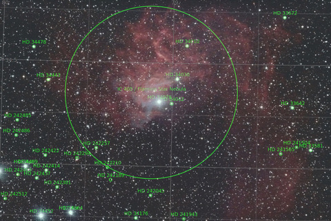 25/10/17 「越後の国へ初陣」 part.7 IC405 勾玉星雲のAE Aur部分…。 : 煙草と珈琲とお月様