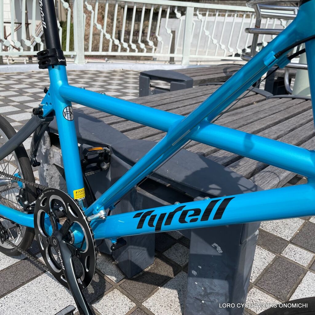 TYRELL タイレル FX 20インチ 折り畳み自転車 ブルー ミニベロ